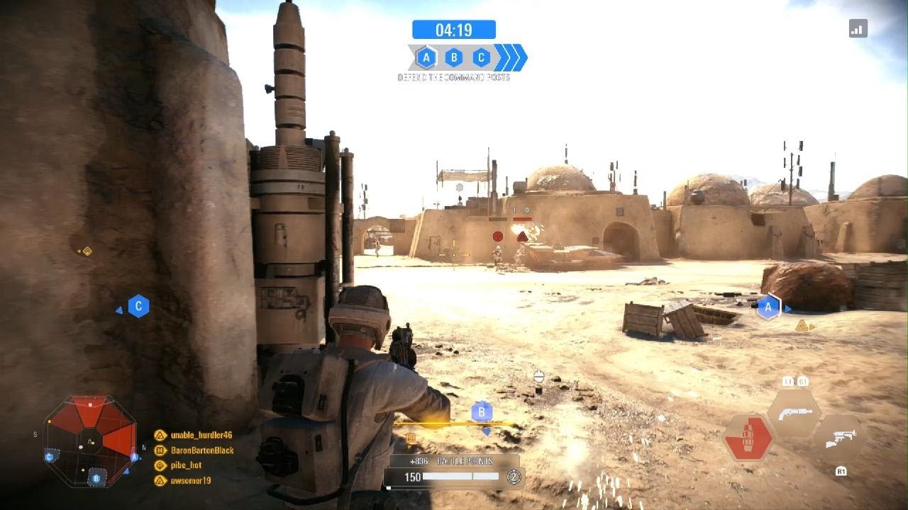 SWBF2 Co-op Gameplay - YouTube