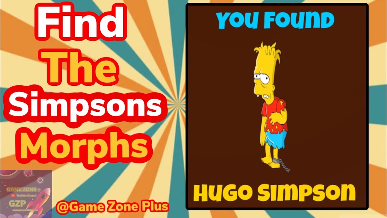 How to find “Hugo Simpson” Morph in Find the Simpsons Game. #roblox # ...
