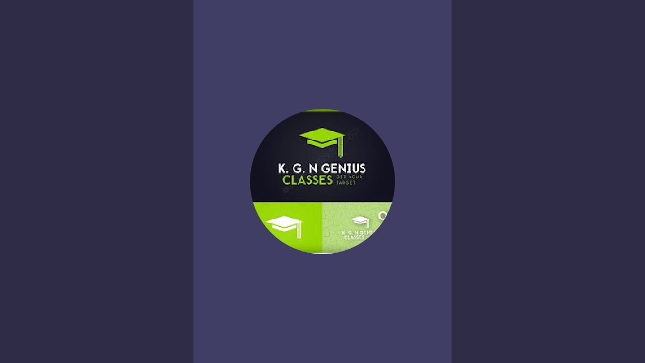 K.G.N GENIUS CLASSES is live! - YouTube