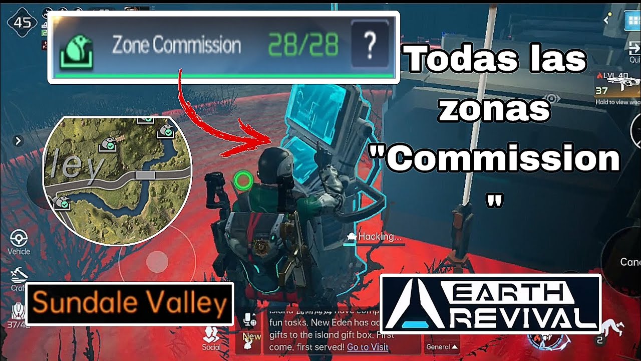 EARTH REVIVAL - TODAS LAS MISIONES "Zone Commission" DEL MAPA VALLE DEL ...