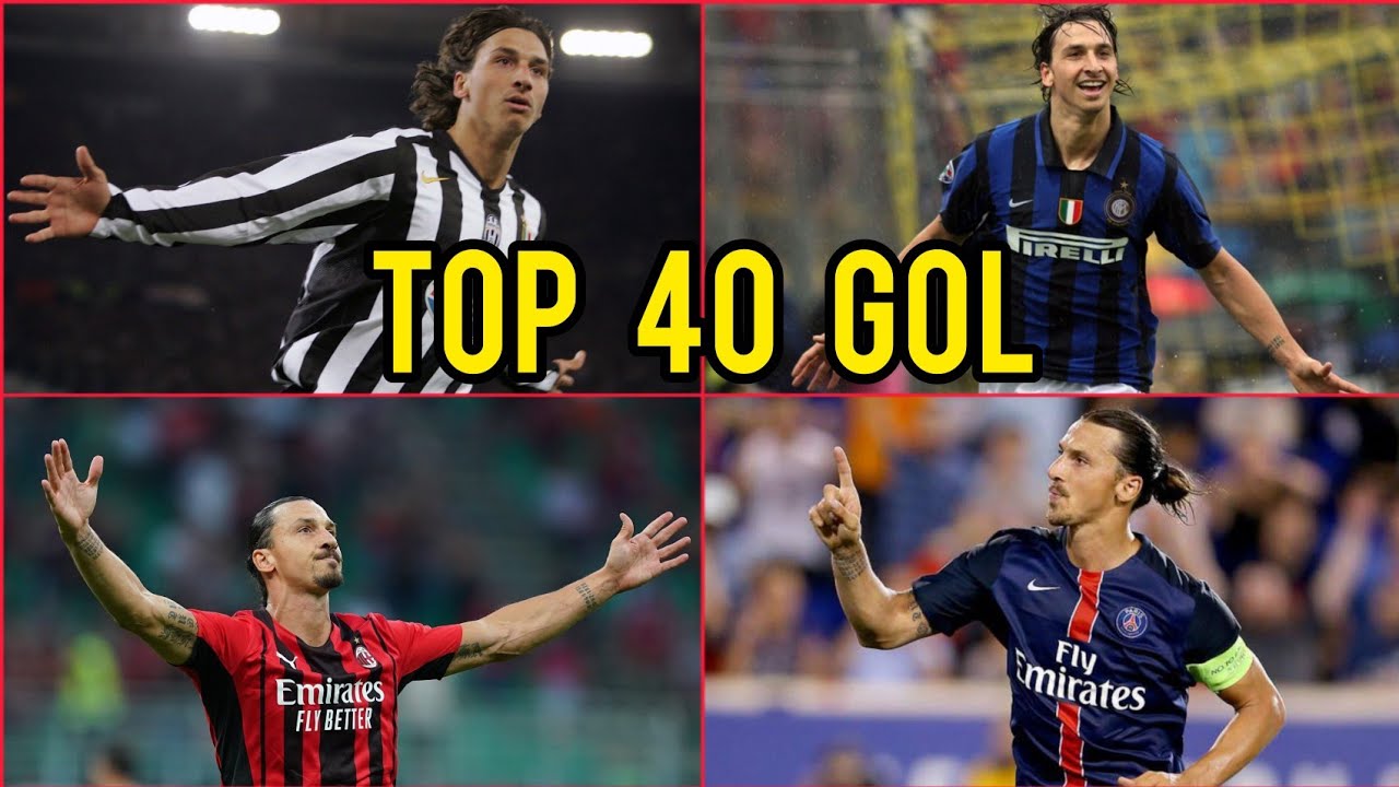 IBRAHIMOVIC TOP 40 CAREER GOALS - YouTube