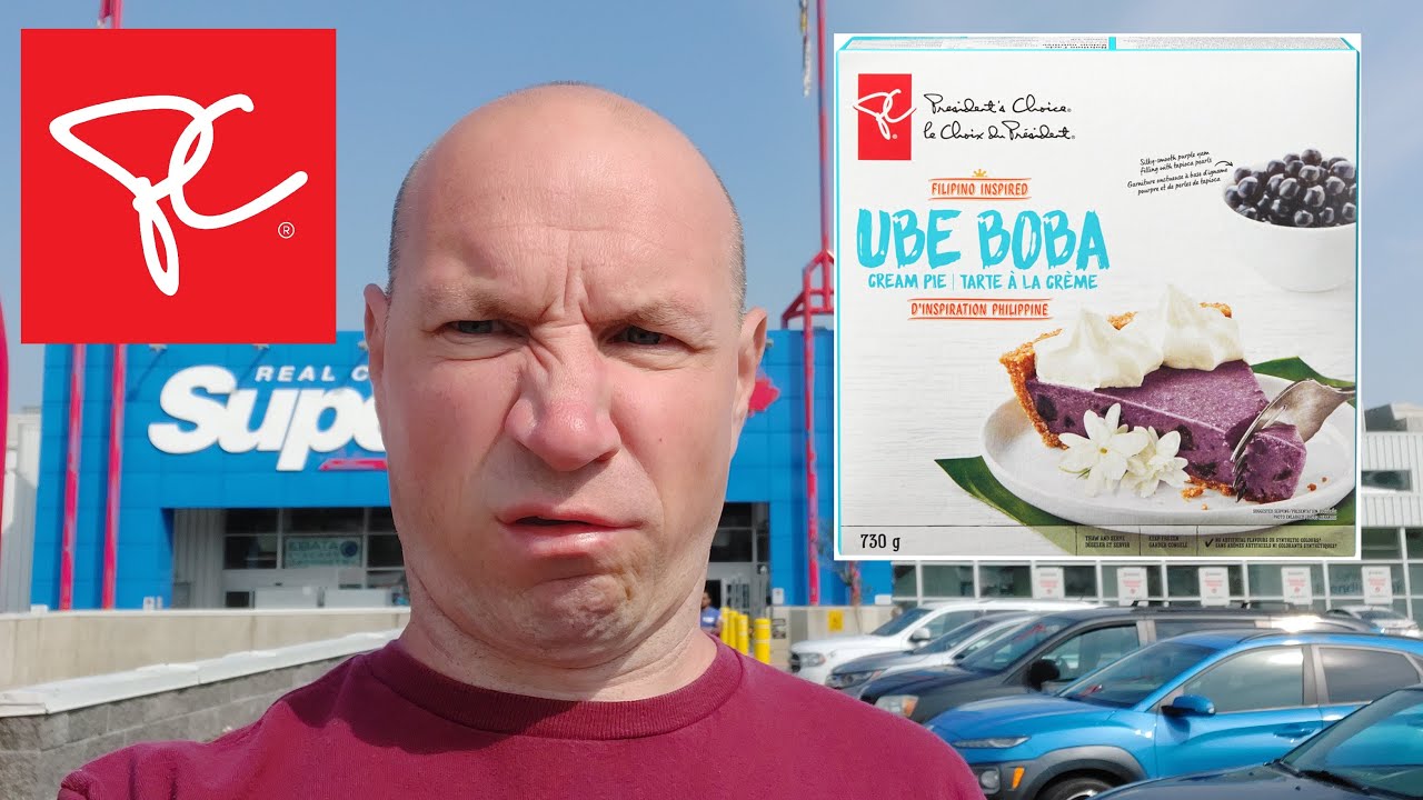 President's Choice New Ube Boba Cream Pie! - YouTube