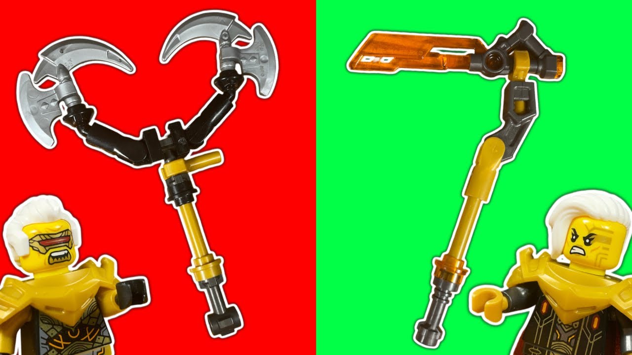I Made 10 Custom Lego Ninjago Weapons 21 - YouTube