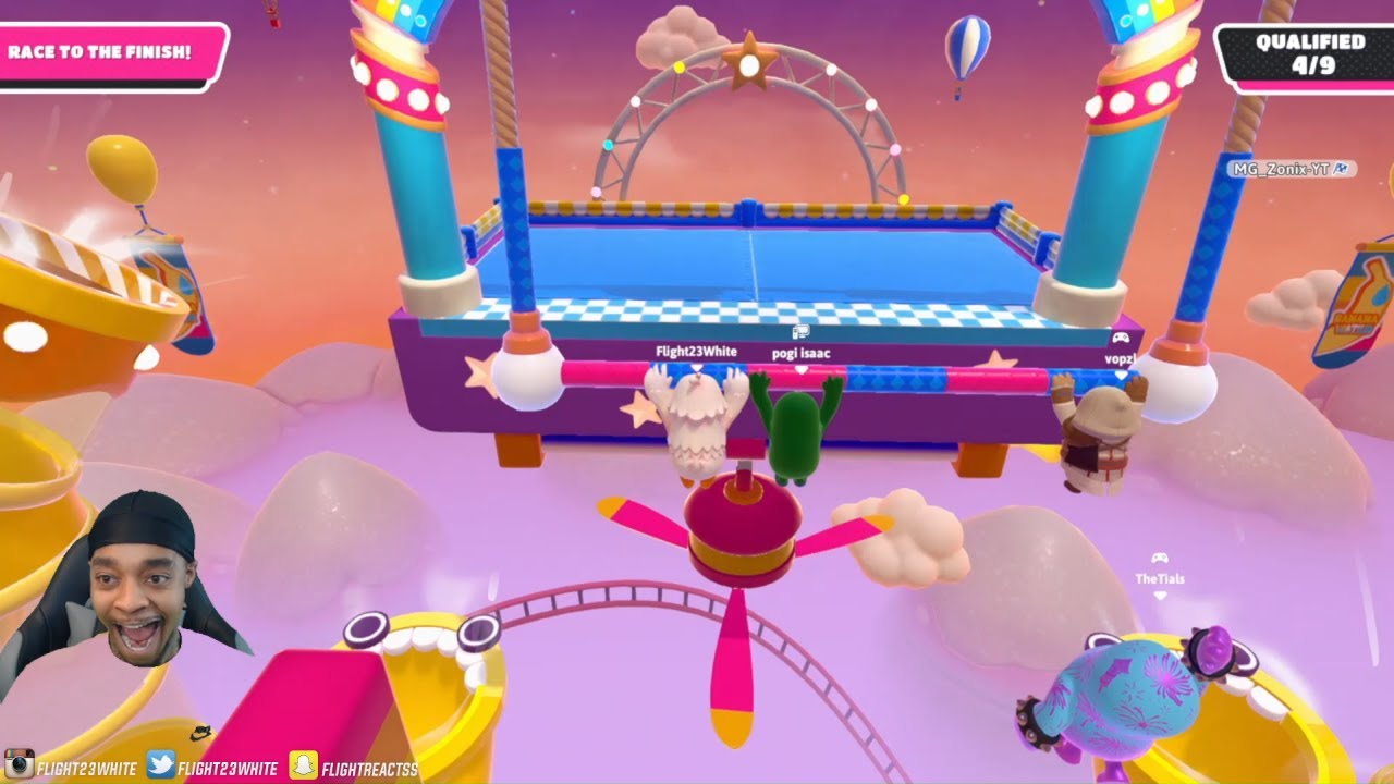 FlightReacts Plays Fall Guys For The 46th Time But Offline & This ...