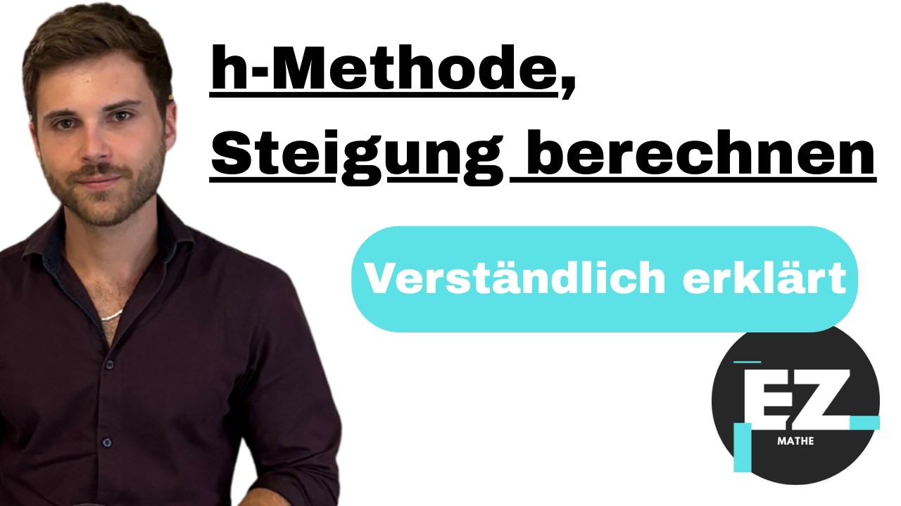 h-Methode, momentane Änderungsrate berechnen | Verständlich erklärt ...