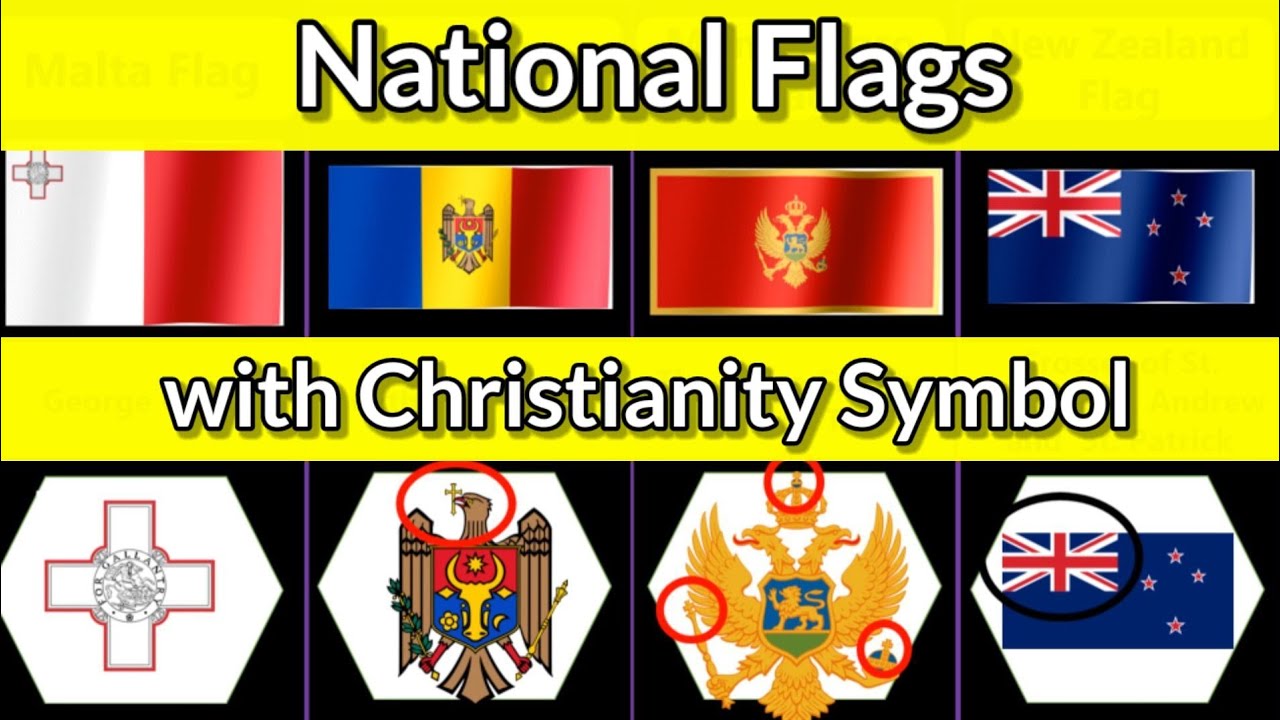 Country Flags with Christianity Symbol Ⅰ193 Country Facts - YouTube