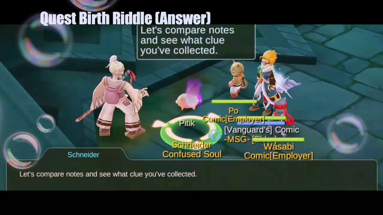 Answer Quest Birth Riddle [Black Hole's Thread] Ragnarok Online Mobile ...