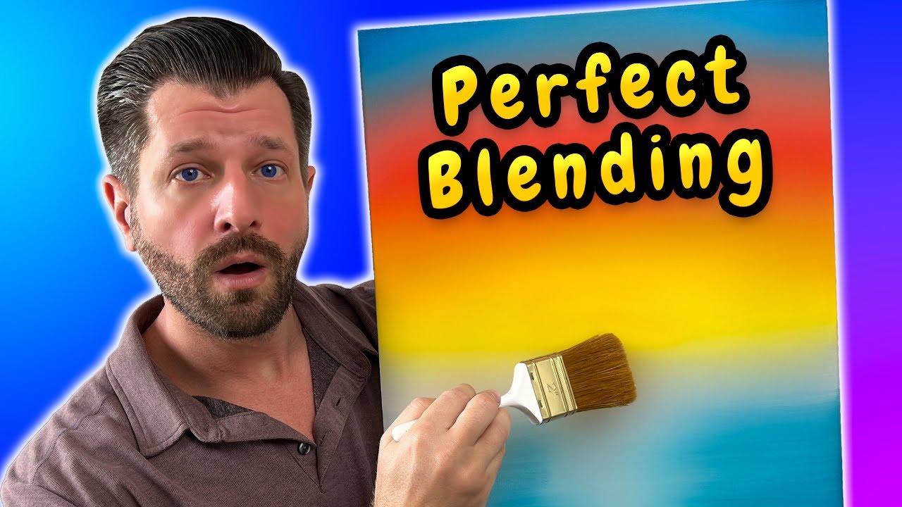 The Perfect Way To Blend Smooth Oil Paint Colors (Wet On Wet Style ...