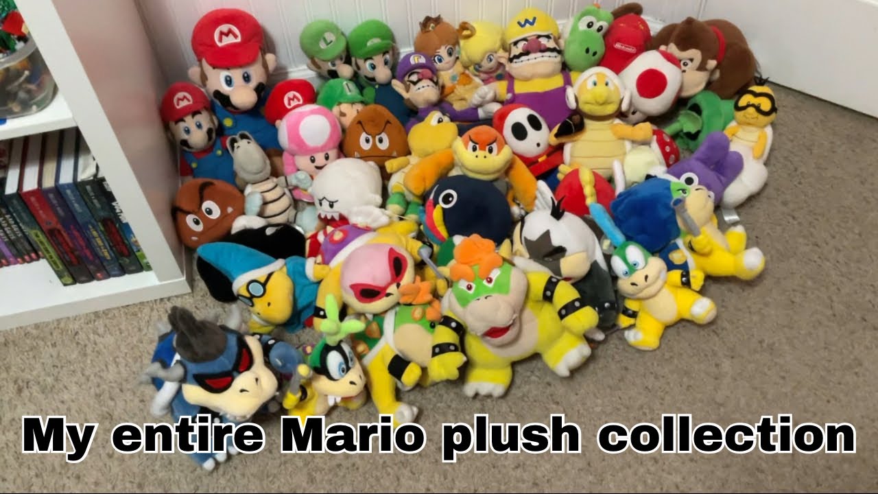 My entire Mario plush collection: Mario Day Special - YouTube