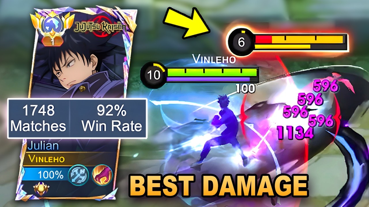 JULIAN NEW BUILD AND EMBLEM | BEST DAMAGE BUILD 2026 😱 | MLBB - YouTube