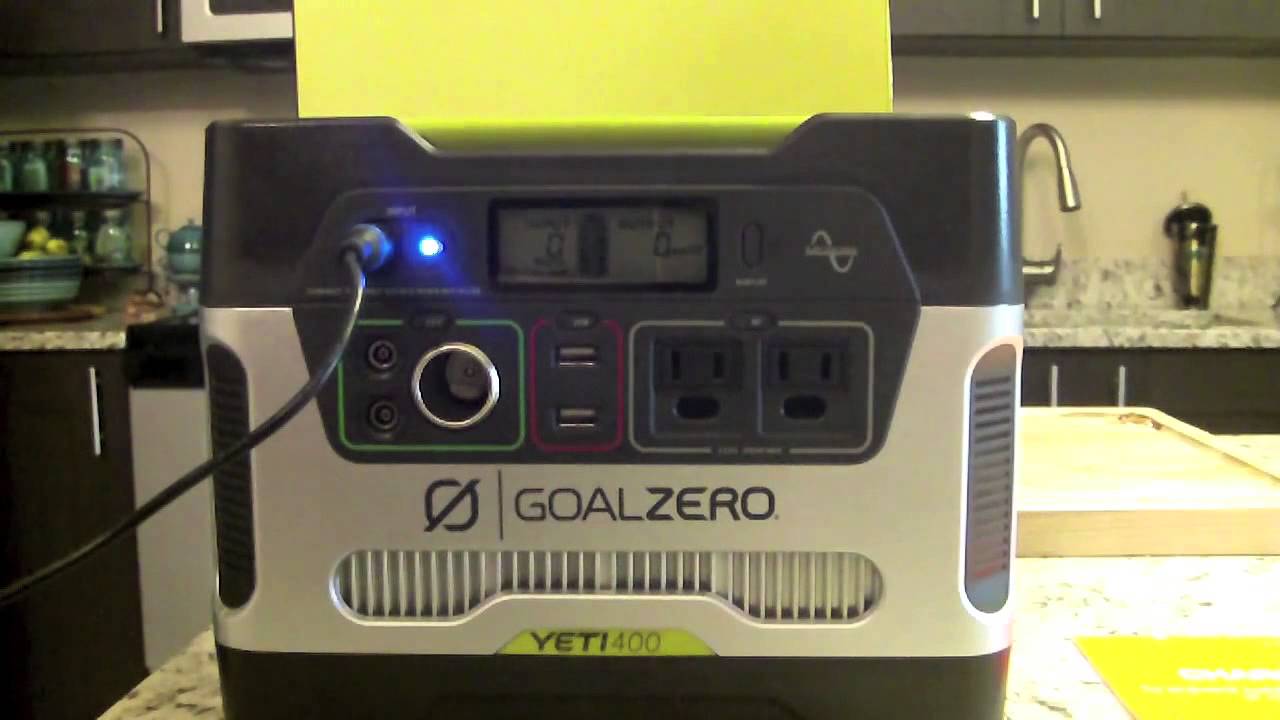 Goal Zero- Yeti 400 Solar Generator Review - YouTube