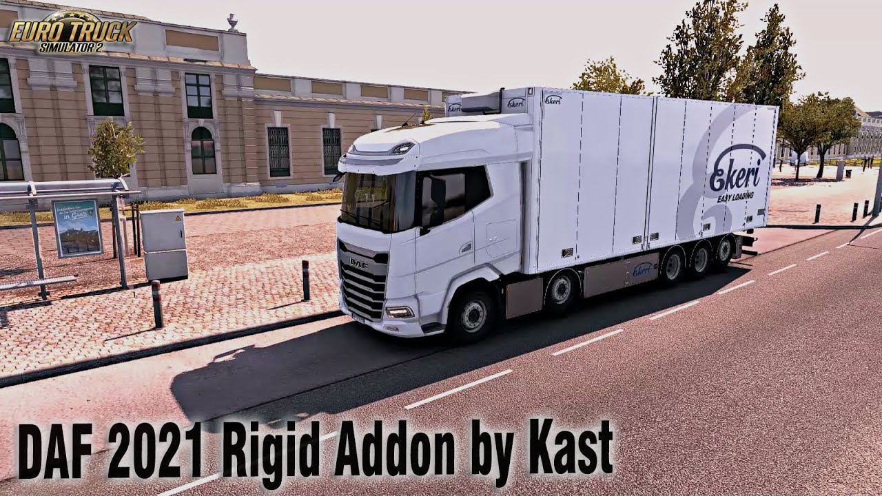 [ETS2 1.44] DAF 2021 Rigid Addon by Kast | Austria Rework Gameplay ...