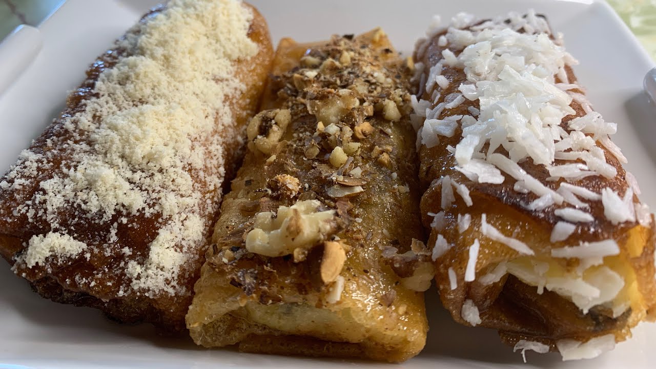 Recette simple Brika 7lowa/ briket hlib/ وصفة بسيطة للبريكة الحلوة ...