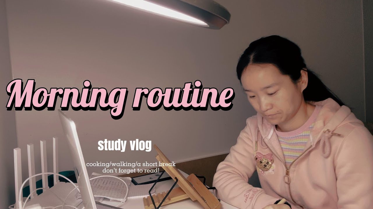 Morning study routine☀️☀️☀️ - YouTube