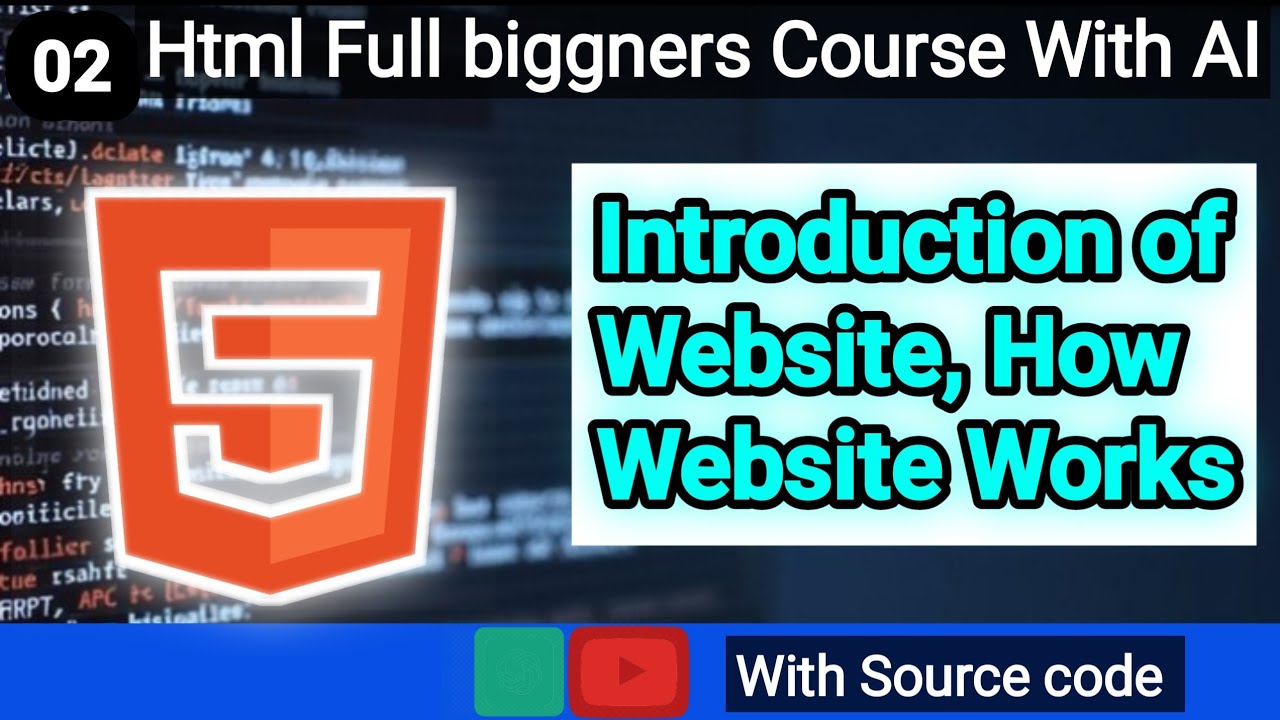 How Website Work l l Tutorial 2 l Introduction of Html with Ai l Hackers legions - YouTube