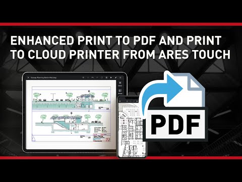 Mejora de la impresión en PDF y de la impresión en la nube desde ARES Touch
