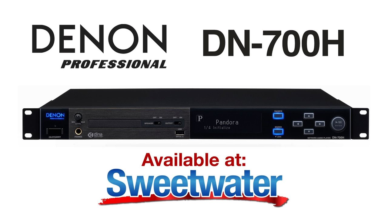 Denon DN-700H Network Media Player Overview - Sweetwater Sound - YouTube