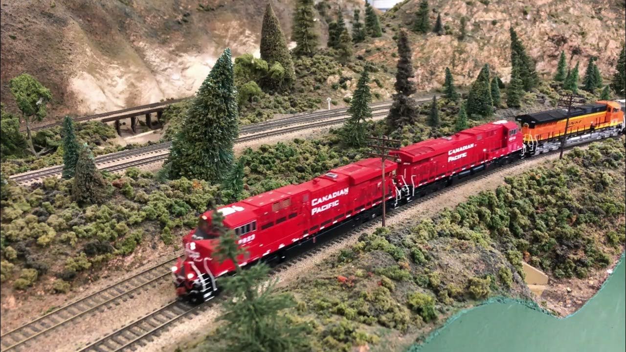 HO Scale Rivet Counter ScaleTrains Canadian Pacific es44ac's 8923, 8916 and BNSF 3690 Part 2 ...