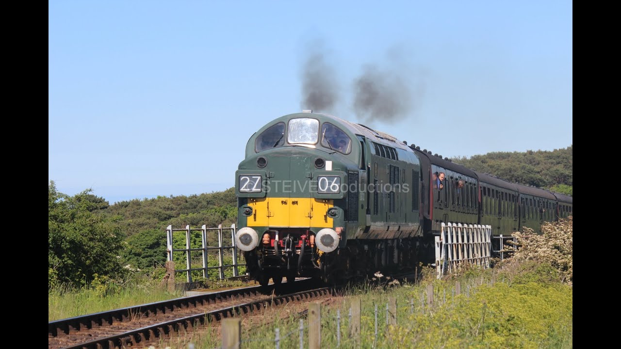 BR Class 37/0 'D6732 37032' on the North Norfolk Railway. - YouTube