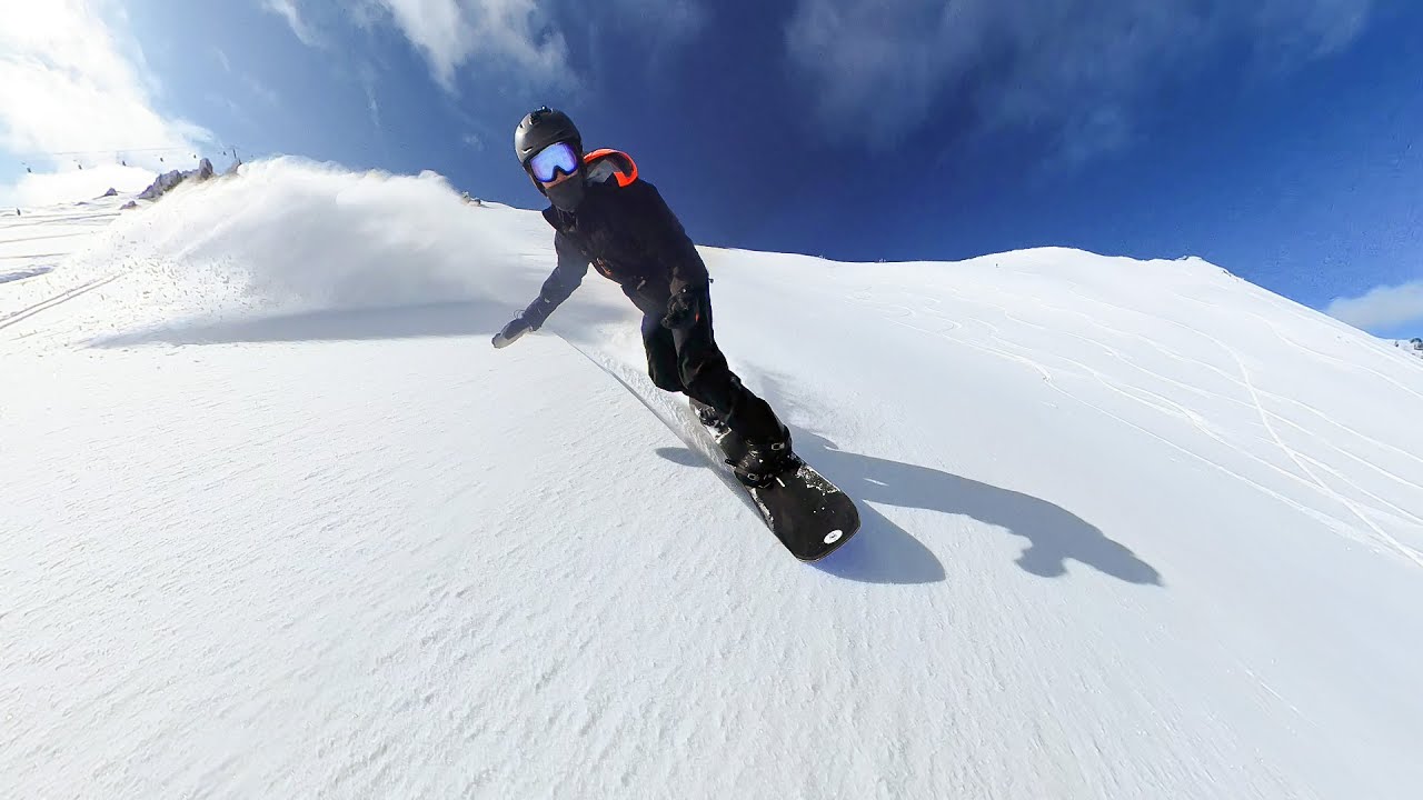 Blue bird pow day at Mammoth Mountain - YouTube