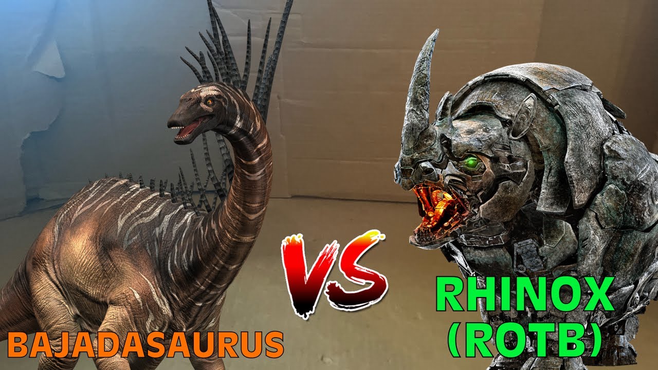 Bajadasaurus vs Rhinox (Transformers: Rise Of The Beasts) (Stop Motion ...