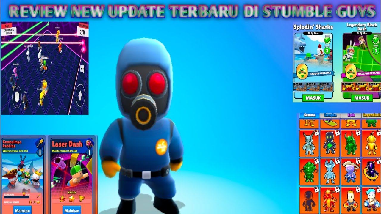 REVIEW NEW UPDATE TERBARU DARI STUMBLE GUYS - YouTube