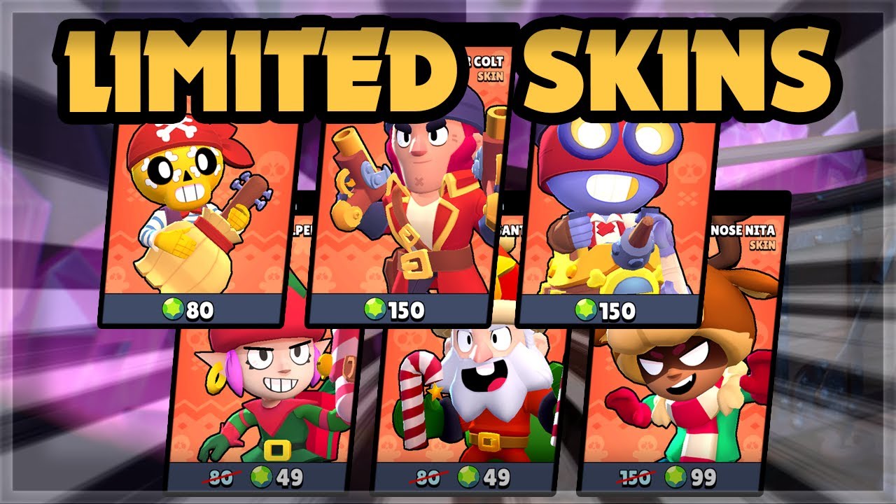 Buying the LIMITED Skins for the Brawlidays 🍊 - YouTube