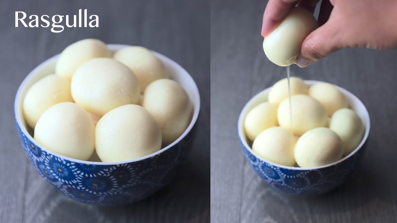 Rasgulla recipe - sponge rasgulla recipe - how to make rasgulla ...