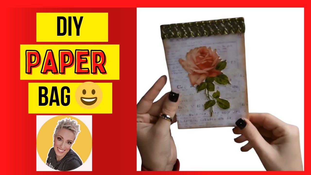 Creative Paper Bag Tutorial | Reuse Book Pages for DIY Crafts - YouTube