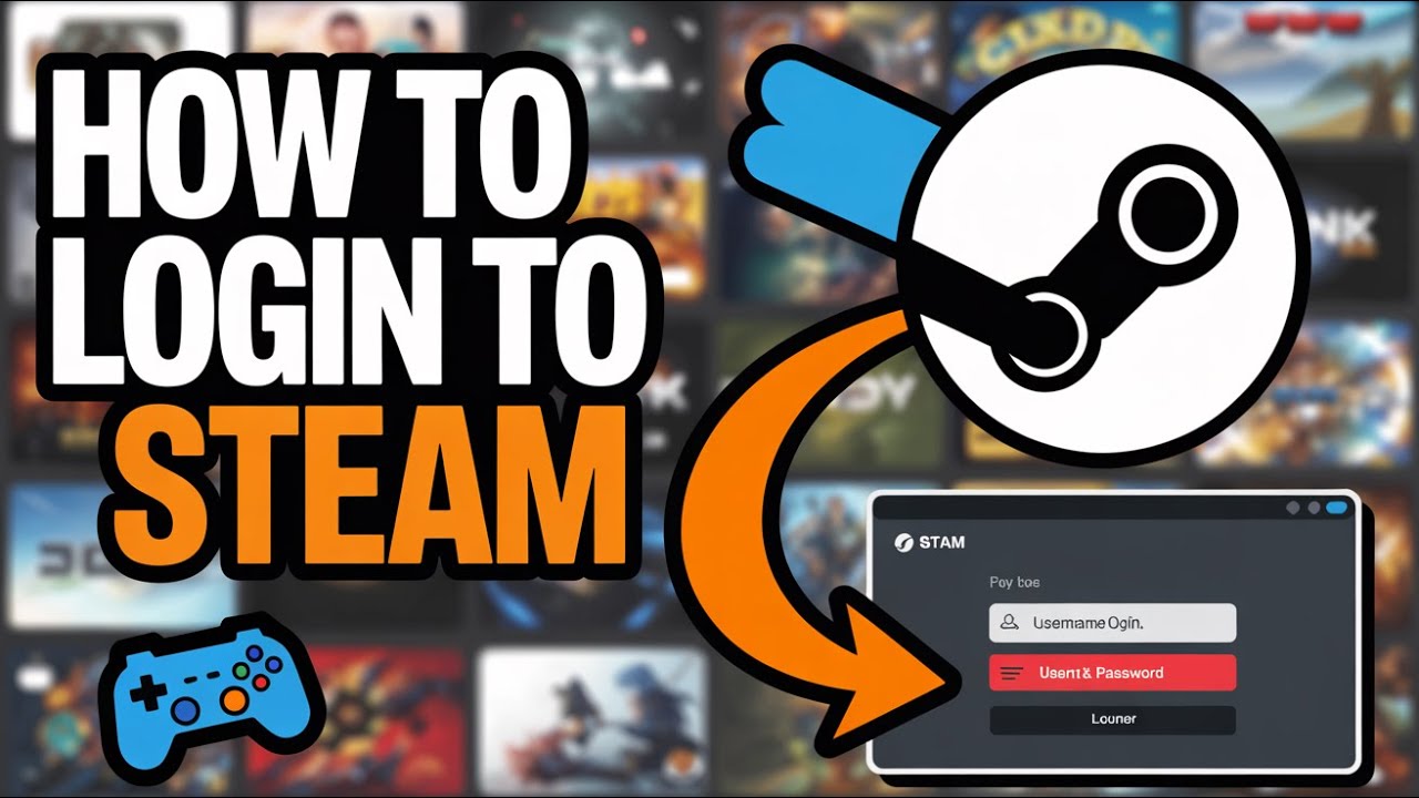 How to Login to Steam – Access Your Game Library - YouTube