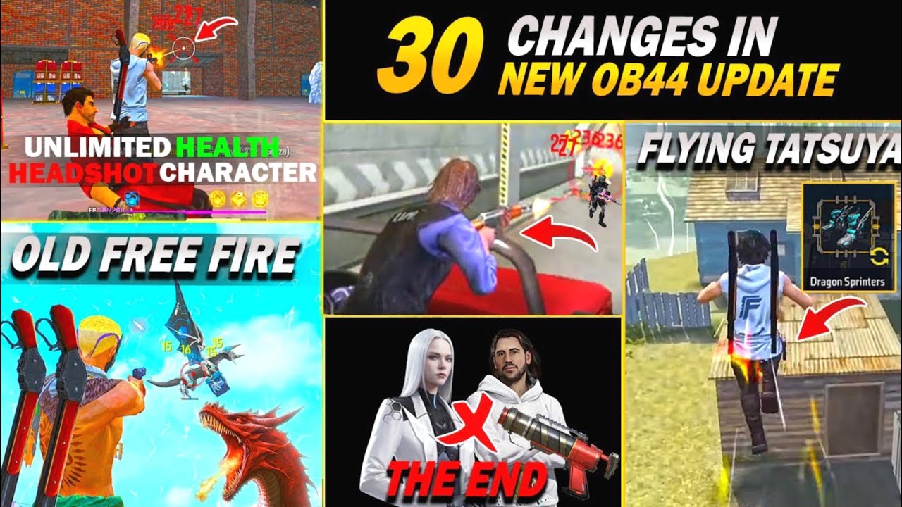 Free Fire Ob 44 Update Shocking Update | Free Fire New Ob44 Updates 🤔 ...