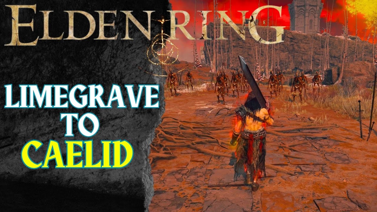 Limegrave to Caelid Elden Ring | Part 4 Walkthrough First Time - YouTube
