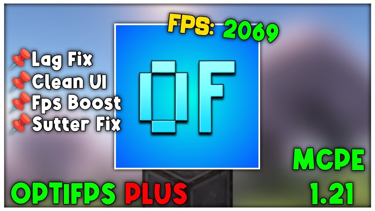 Optifps Plus V1 For Minecraft PE 1.21 (FPS BOOST) - YouTube