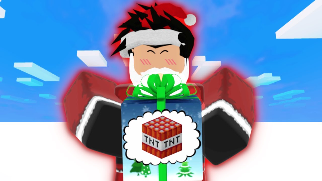 So I became SANTA CLAUS in Roblox Bedwars... - YouTube