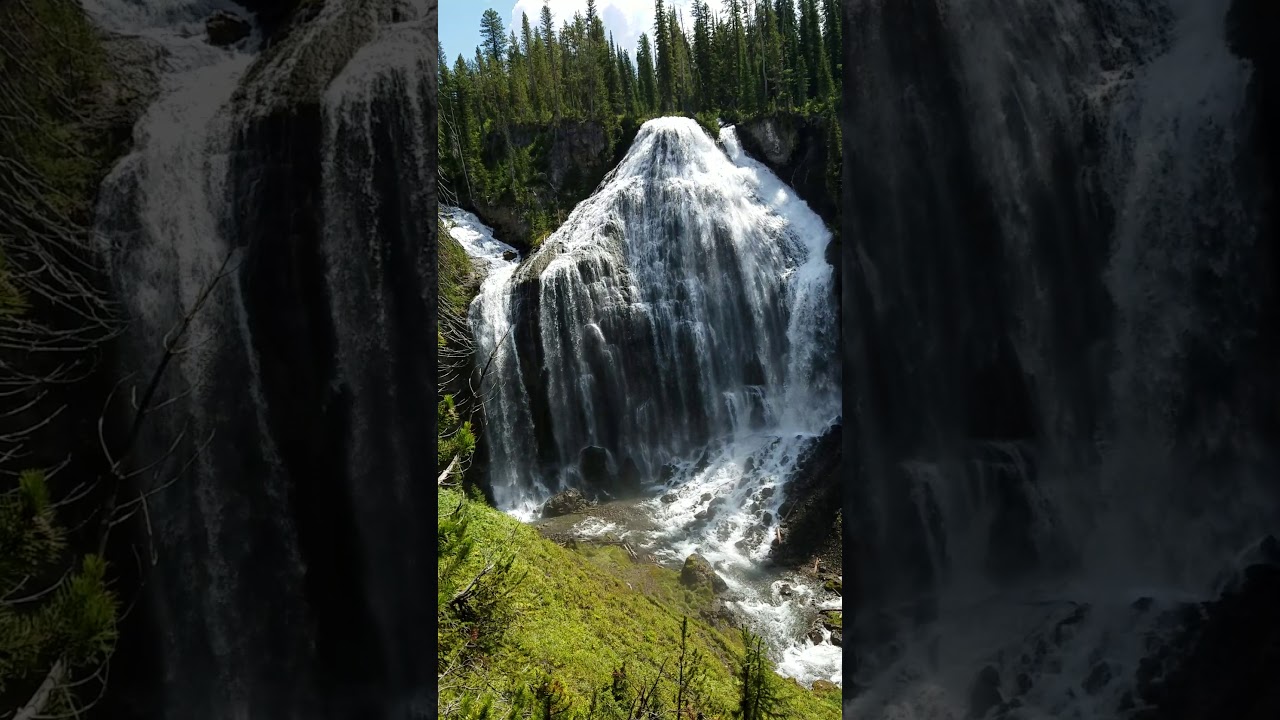 Union Falls, Yellowstone National Park - YouTube