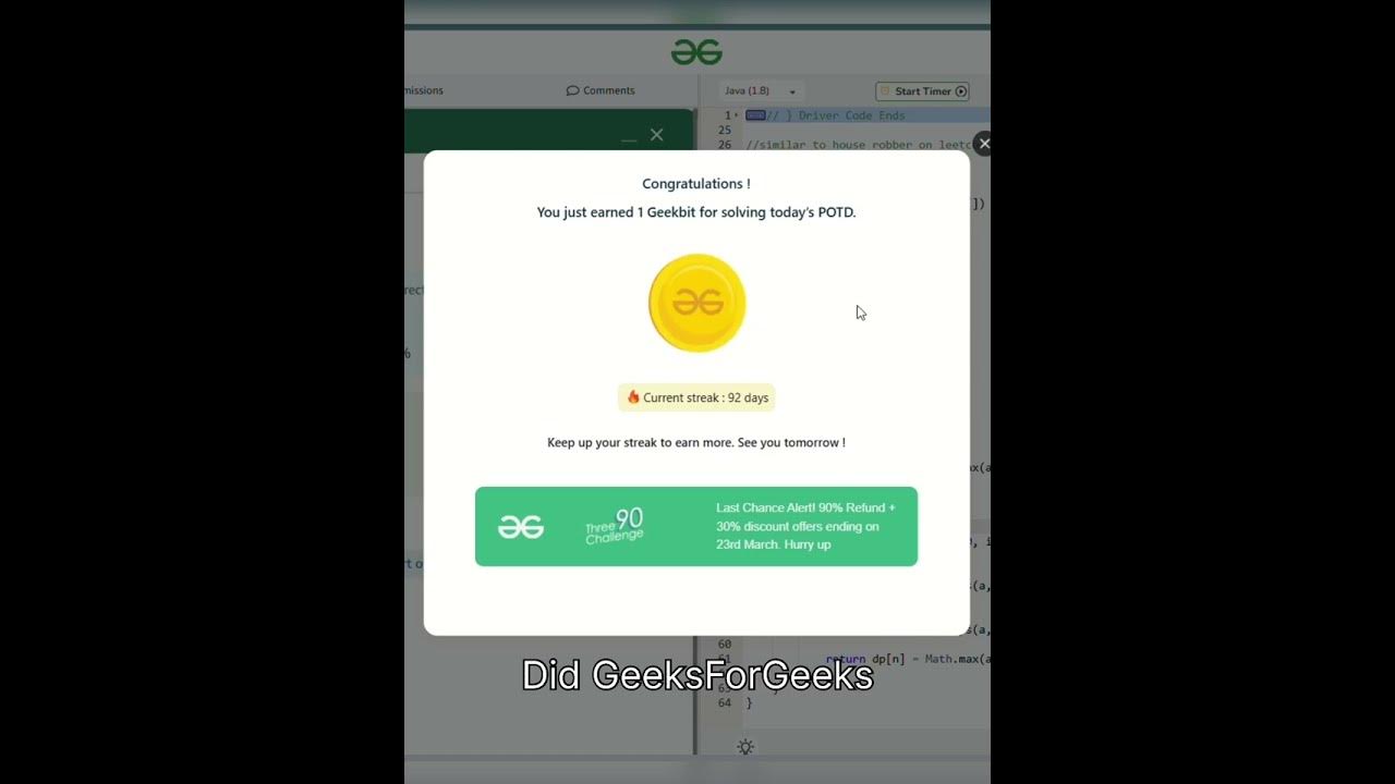 🚀 "Day 12 | LeetCode & GFG POTD | FAANG Coding Grind Continues!" - YouTube