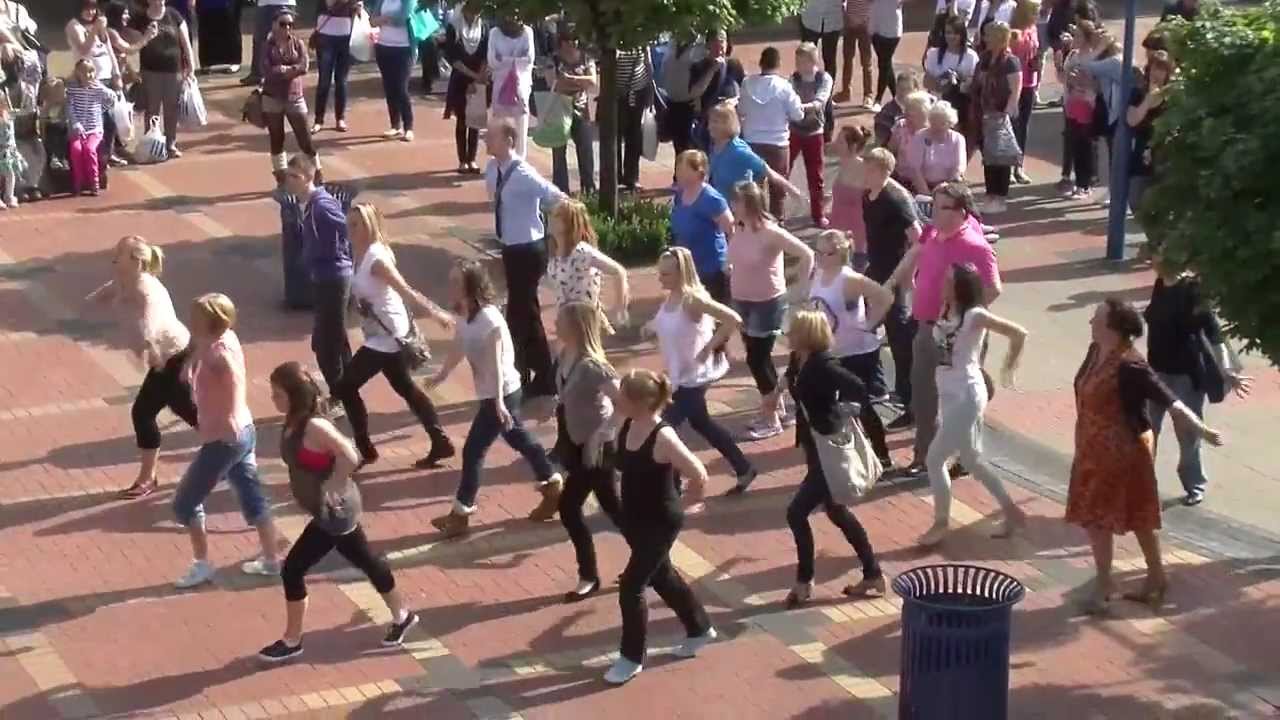 Copacabana Flash Mob - Burnley Light Opera (BLOS) - YouTube