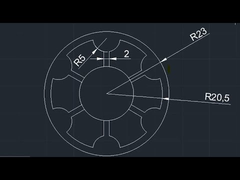 Construction of simple diagrams using AutoCAD - Diagram 3 - YouTube