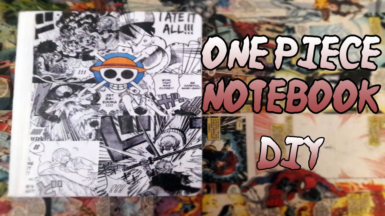 One Piece Notebook DIY | Back To School - YouTube