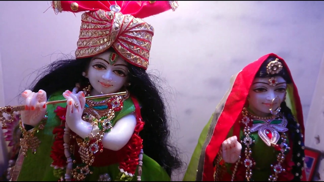 II RADHA KRISHNA SHRINGAR राधा और श्रीकृष्ण की मनमोहक शृंगार II - YouTube