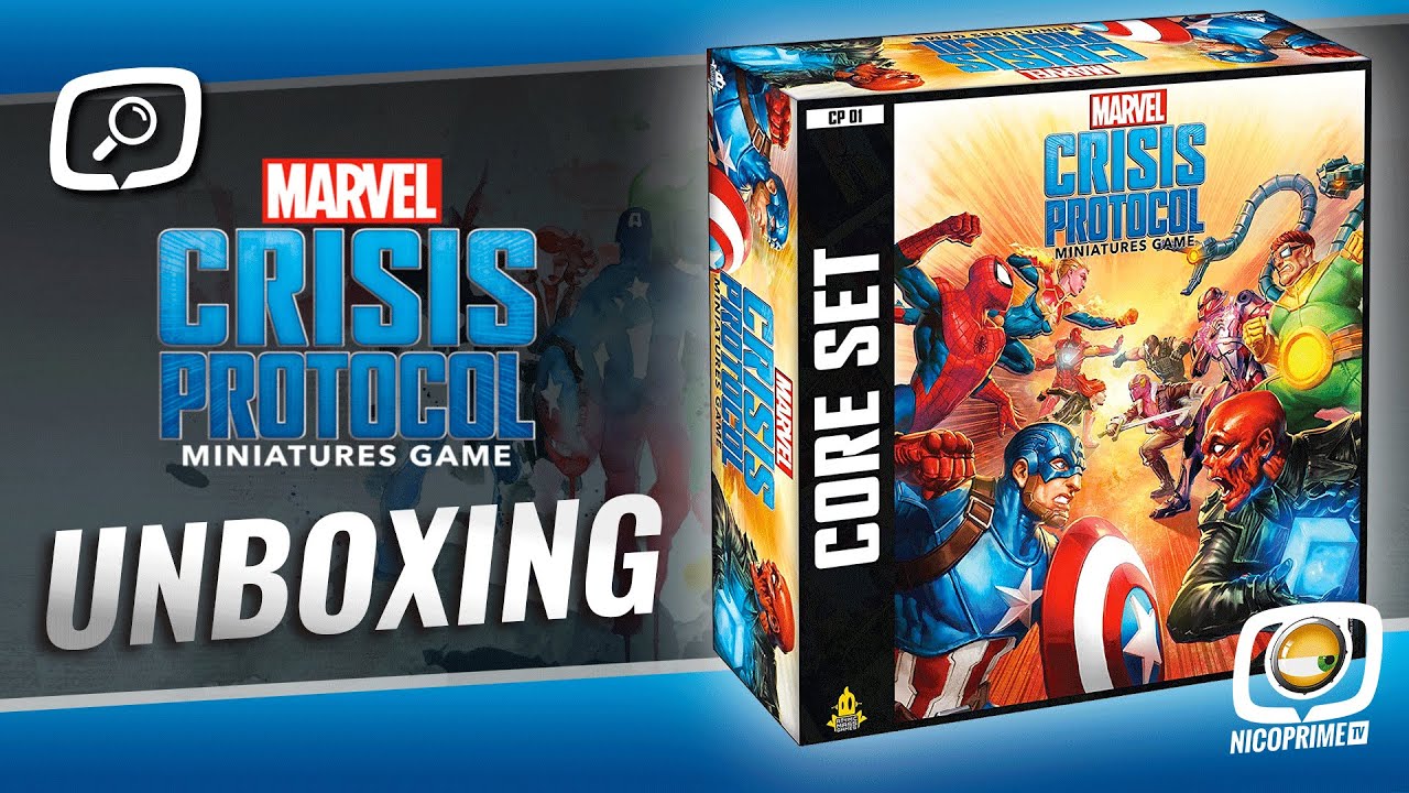 Marvel Crisis Protocol 1/3 - Unboxing - YouTube