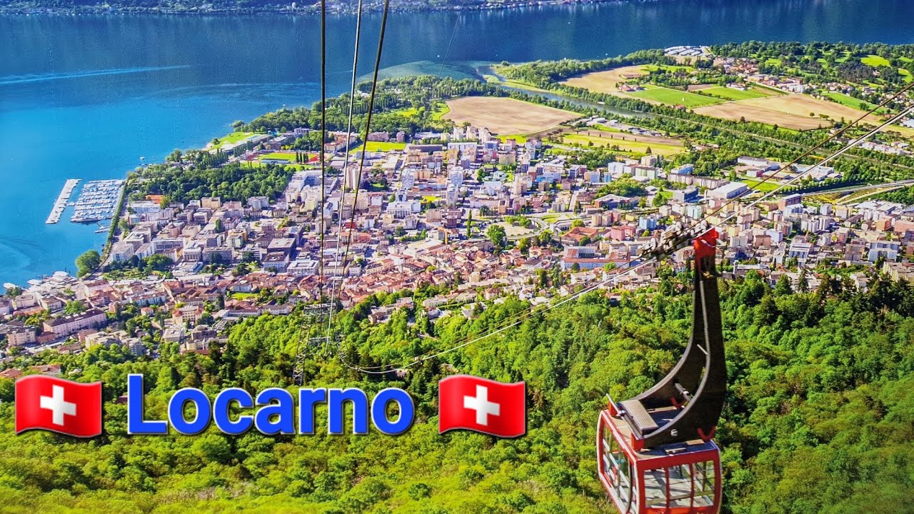 Locarno,Cardada,Madonna del Sasso,Funicolare,Switzerland 4K ultra hd ...