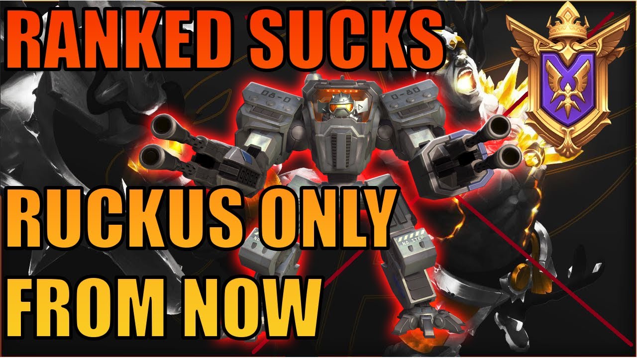 RUCKUS TO GM - Ruckus Paladins Ranked - YouTube