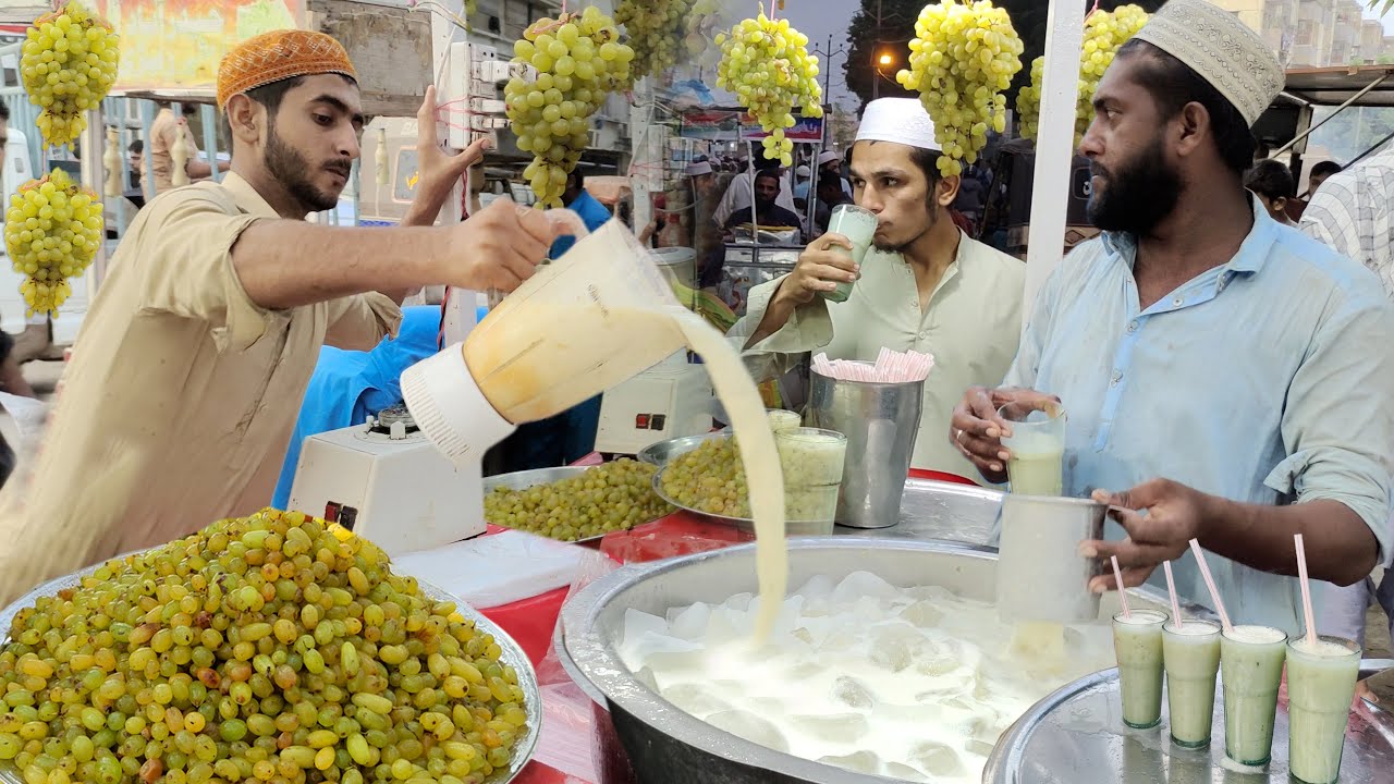Most Special Grape Juice Making | Is it Pure & Healthy Drink ? I Street ...