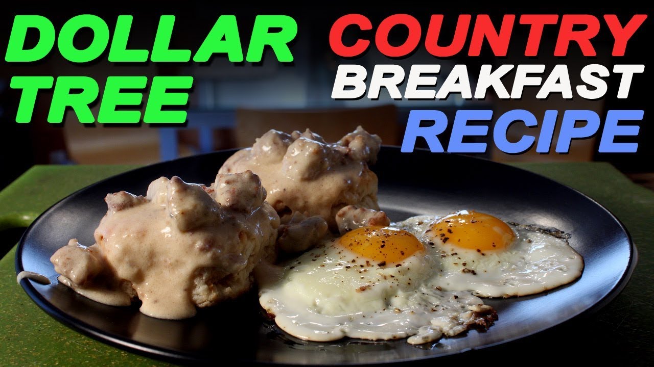 Dollar Tree Country Breakfast Recipe - YouTube