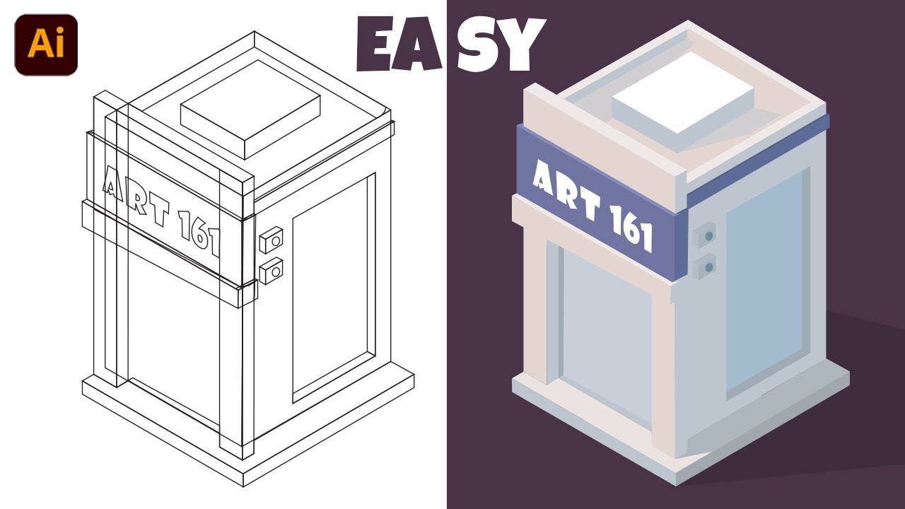 Home Vector Illustration – Adobe Illustrator Tutorial - YouTube