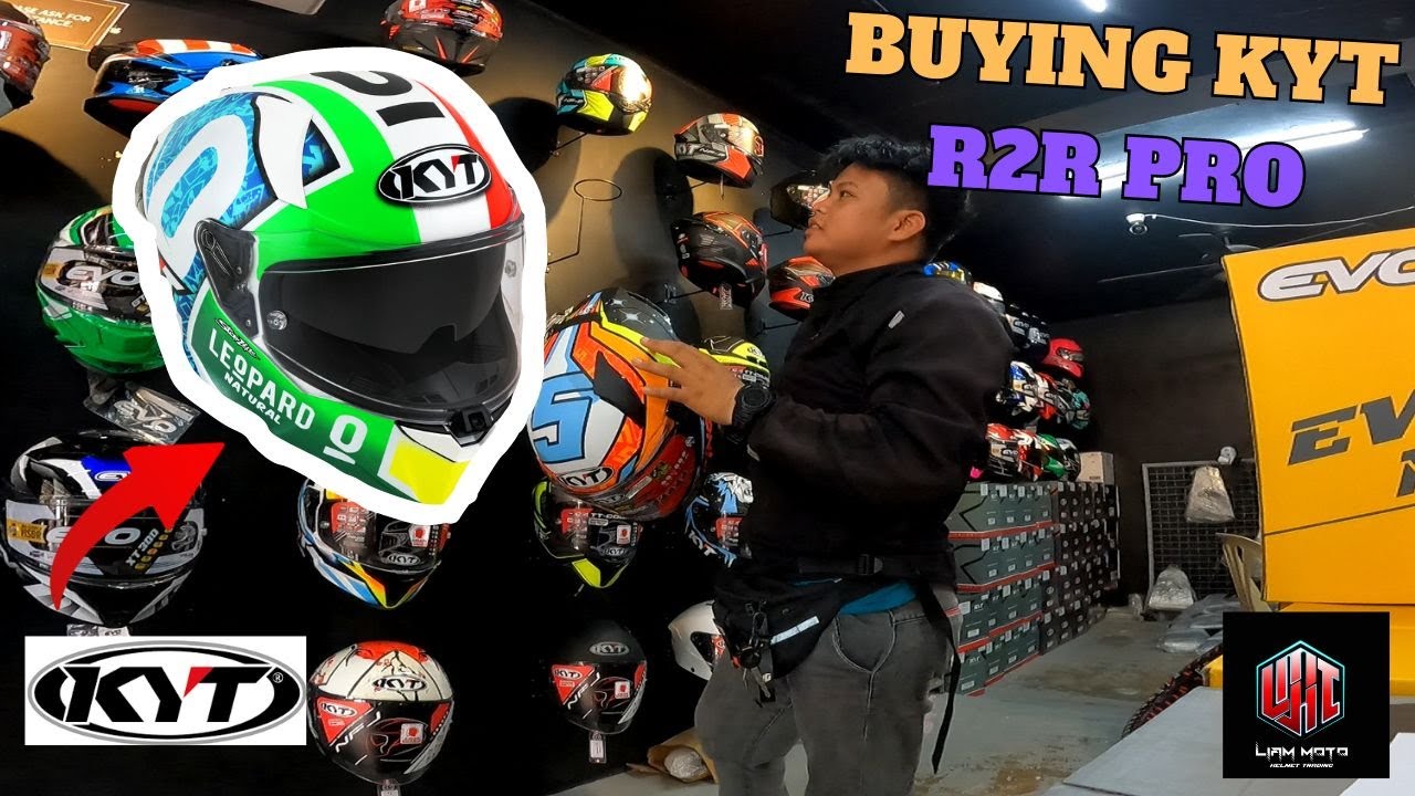 Buying KYT R2R PRO FOGGIA MISANO REPLICA LEOPARD and Freedconn Intercom ...