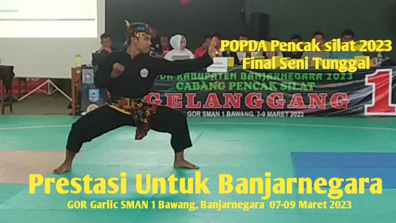 Final Kategori Seni Tunggal IPSI POPDA 2023 Cab. Pencak Silat # ...
