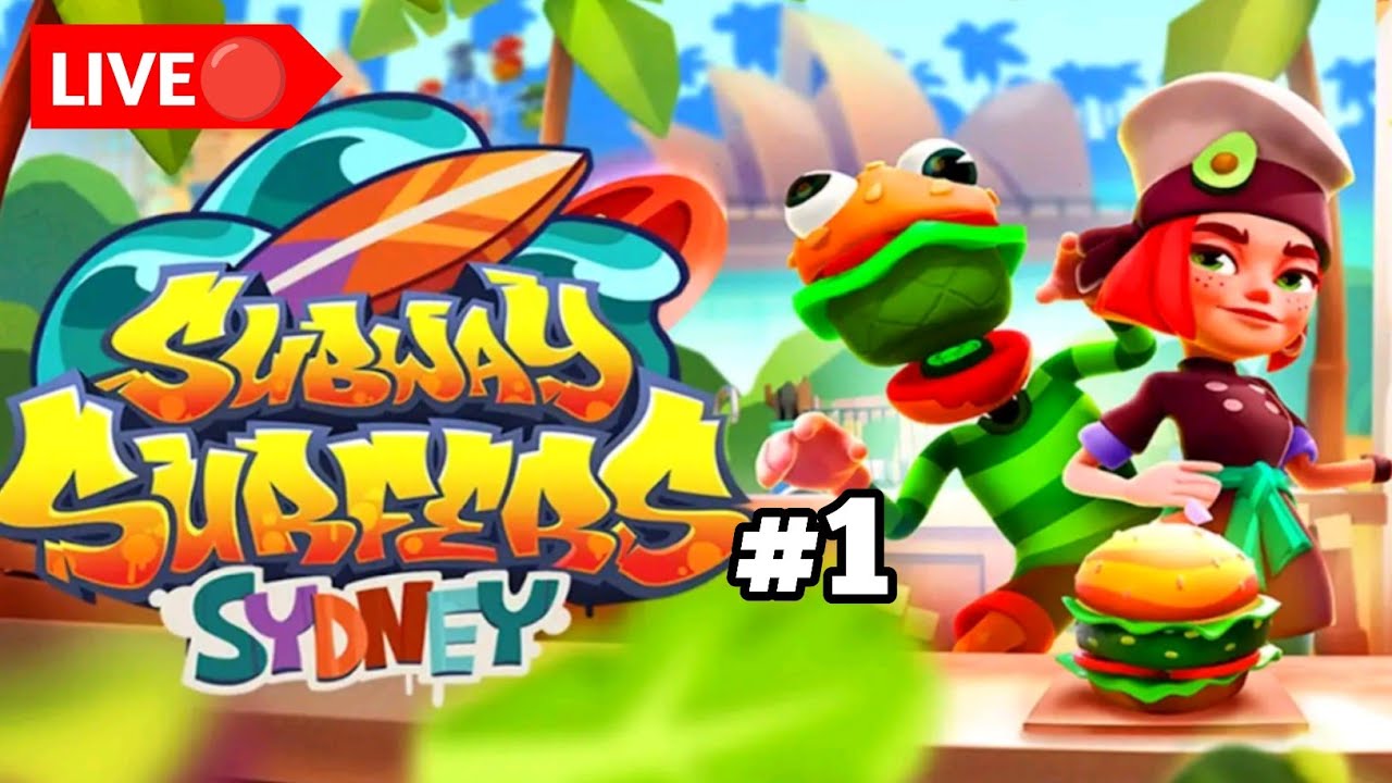 Subway Sufe 3d Game🎮 Live 🔴(Part-1)Hige Squad🚴‍♀️🏆 Gameplay #live # ...