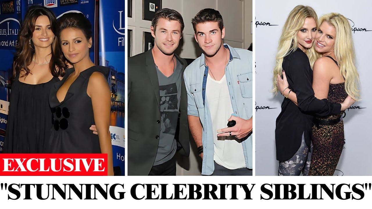 22 Stunning Celebrity Siblings You Never Knew About - YouTube